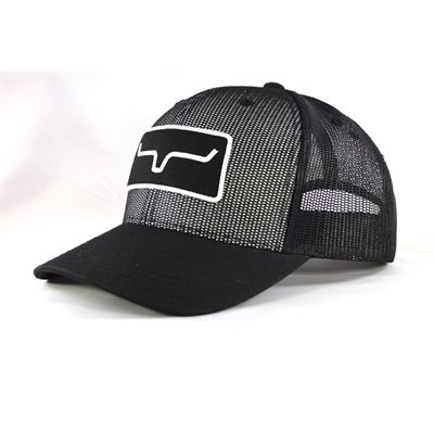 KIMES RANCH CAP ALL MESH TRUCKER BLACK